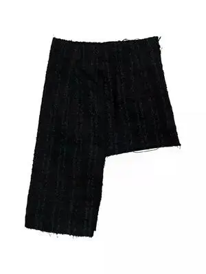 Vetements Tweed Decollage Mini Skirt - Black