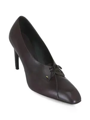 Khaite Lace-up Leather Pumps