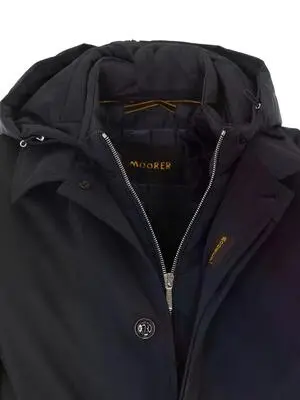 MOORER Ralli Hooded Button-up Coat