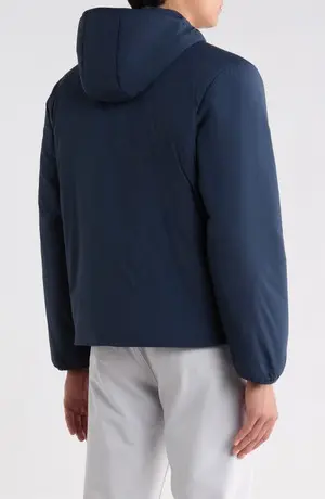 Zella Lightweight Insulated Hooded Jacket - Navy Eclipse