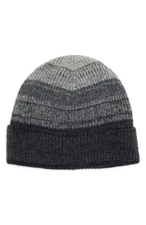 Nordstrom Marled Wool Blend Beanie - Grey Multi