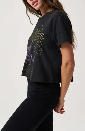 Spiritual Gangster Sagittarius Mercury Graphic T-shirt - Black