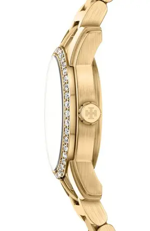 Tory Burch Mini Miller Pave Bracelet Watch