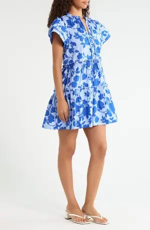SUGARLIPS Palma Empire Waist Tiered Dress