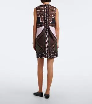 Emilio Pucci Dune Silk Twill Shift Dress