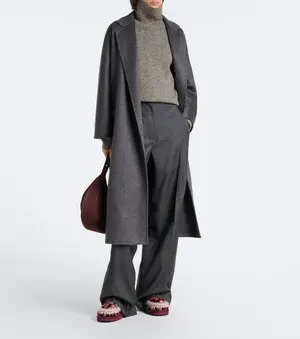 Mou 24 Shearling-lined Velvet Ankle Boots