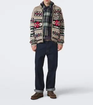 Polo Ralph Lauren Intarsia Wool Zip-up Cardigan