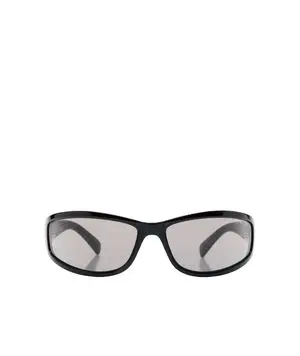 Miu Miu Signature Rectangular Sunglasses - Black