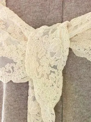 Sea Kirra Lace-overlay Cardigan