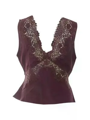 Rixo Emmie Lace-trim Top