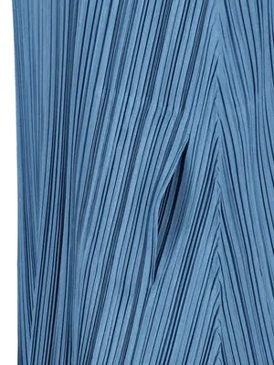 Issey Miyake Pleated Midi Dress "mellow Pleats
