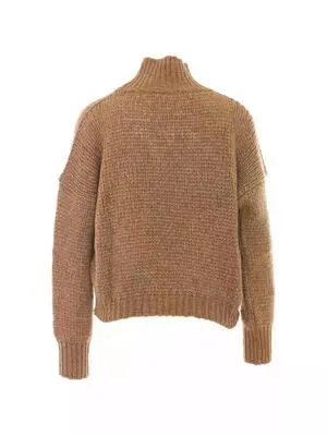 ROBERTO COLLINA Ribbed-knit Roll-neck Sweater