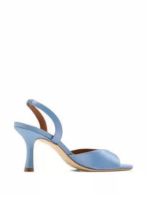 Staud Brigitte Satin Slingback Pumps