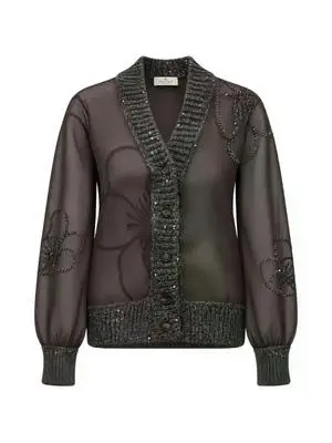 PANICALE Sequin-embellished Bomber Jacket