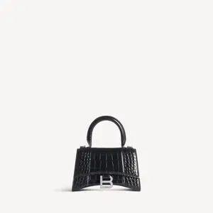 Balenciaga Hourglass Handbag Xs - Black