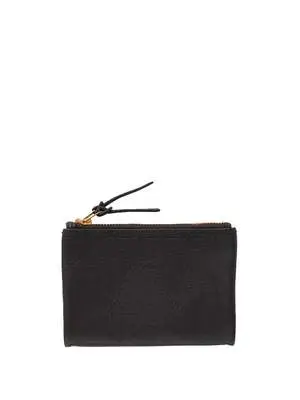 Visvim Portafoglio Pieghevole Con Zip - Brown