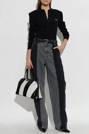 ROTATE BY BIRGER CHRISTENSEN Long-sleeved Wool Polo