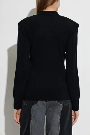 ROTATE BY BIRGER CHRISTENSEN Long-sleeved Wool Polo