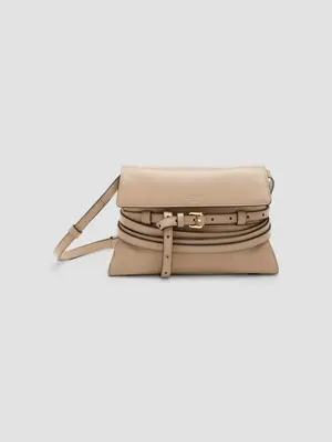 Moschino Tie Me Leather Crossbody Bag