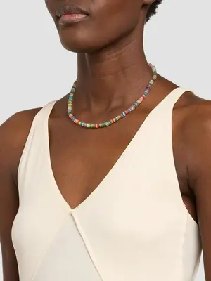 Jia Jia Solel 14k Yellow Gold & Opal Bead Necklace