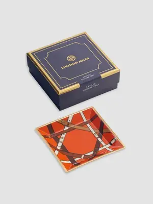 Jonathan Adler Saville Porcelain Square Tray