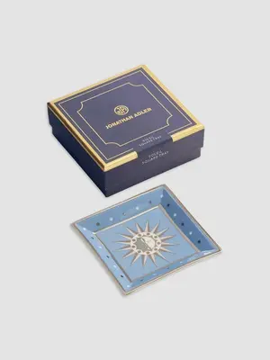 Jonathan Adler Soleil Porcelain Square Catchall Tray