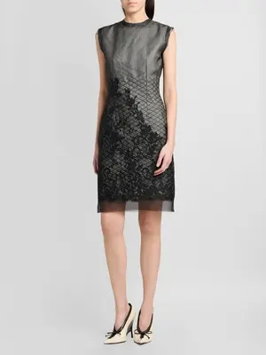 Alexander McQueen Quilted Lace Dress