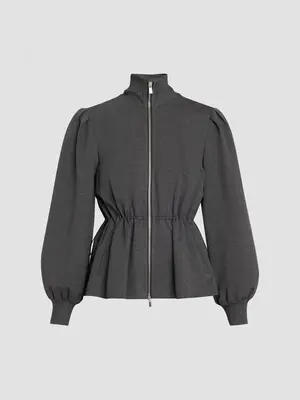TOCCIN Ida Zip-front Drawstring Jacket
