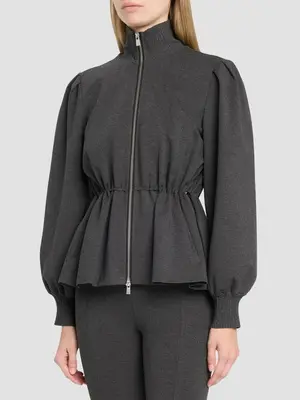 TOCCIN Ida Zip-front Drawstring Jacket