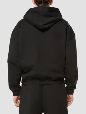 PURPLE BRAND Logo Cotton Fleece Hoodie