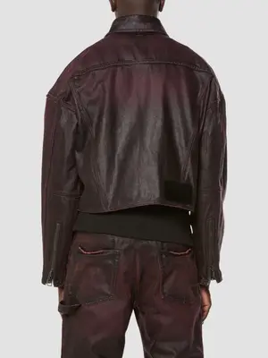 PURPLE BRAND Patent Vintage Cotton Denim Jacket