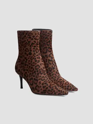 Rag & Bone Mercer 74mm -print Calf Hair Ankle Boots