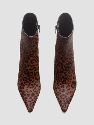 Rag & Bone Mercer 74mm -print Calf Hair Ankle Boots