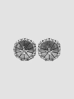 Stephen Dweck Sterling & Pearl Claw Stud Earrings