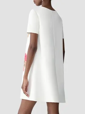 Carolina Herrera Resort Floral Short-sleeve Minidress