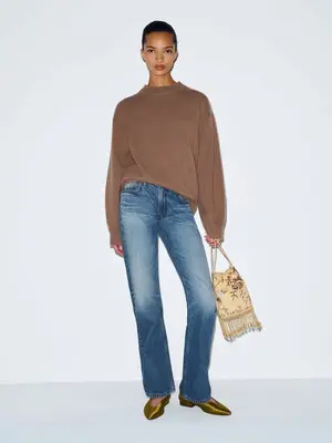 REFORMATION Brandon Low Rise Slouchy Straight Jeans Denim