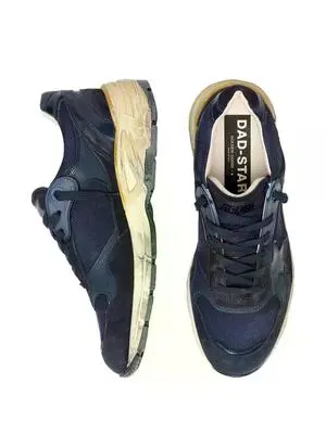 GOLDEN GOOSE Dad-star Leather Sneakers - Blue