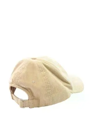 Celine 2020s Triomphe Corduroy Cap - Neutrals