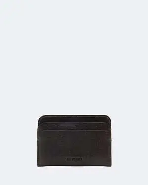 ALLSAINTS Clymer Leather Cardholder - Grey