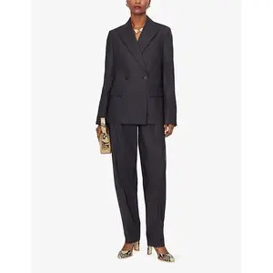 JOSEPH Dana Double-breasted Stretch-wool Jacket