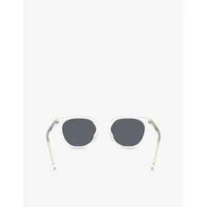 Prada Pr D15sd Oval-frame Acetate Sunglasses