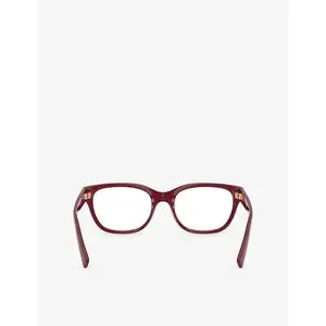 Miu Miu Mu 07zv Square-frame Injected Optical Glasses