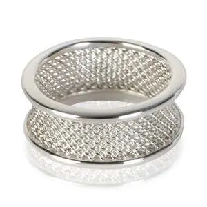 Tiffany & Co. Sterling Silver Mesh Ring