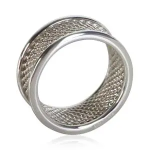 Tiffany & Co. Sterling Silver Mesh Ring