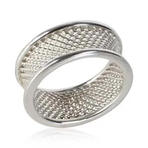 Tiffany & Co. Sterling Silver Mesh Ring