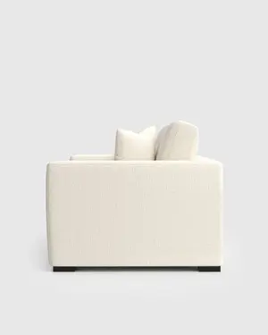 Quince Oasis Sofa In Performance Chenille-linen Blend - Sorrell