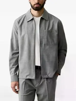 JOOP! Zip-up Patch-pocket Shirt