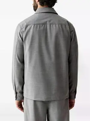 JOOP! Zip-up Patch-pocket Shirt