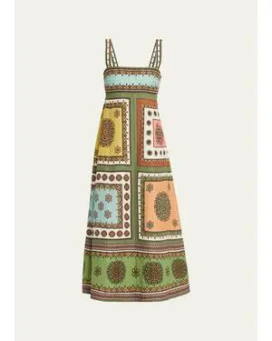 ALEMAIS Contina Midi Day Dress - Multi