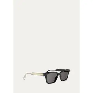 Dior Ibbon S2i 53mm Rectangular Sunglasses